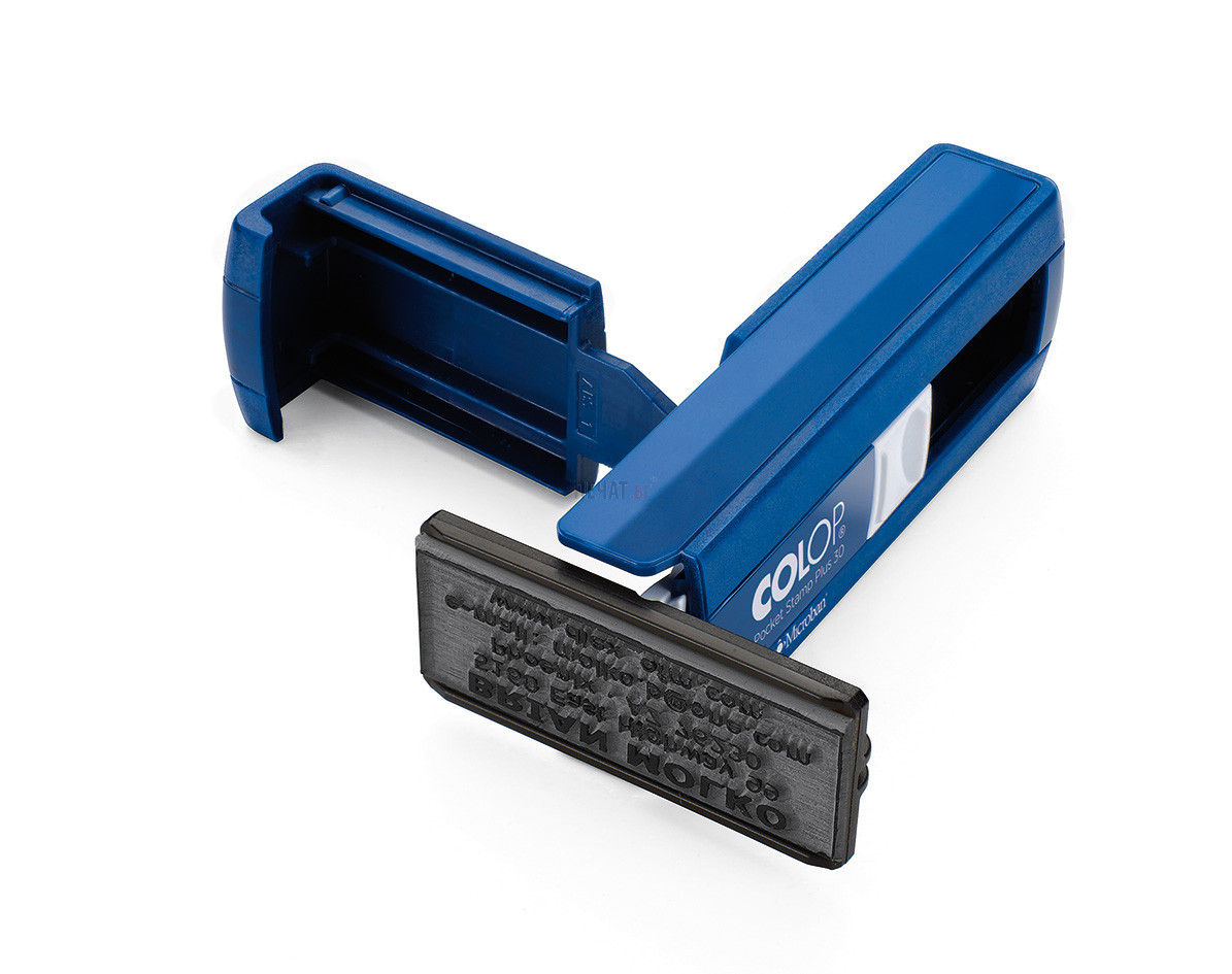 Colop Pocket Stamp PLUS 30 Microban (18х47мм.), джобен печат с антибактериална защита colop ...
